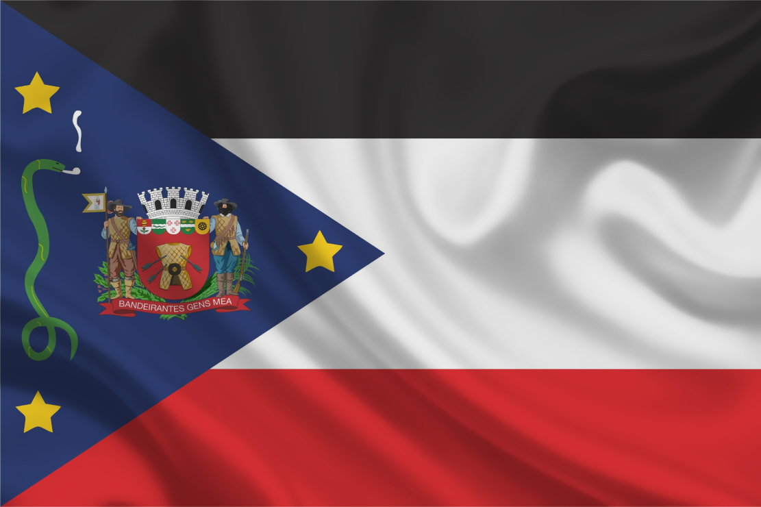 Bandeira da cidade de Mogi das Cruzes - SP- Ecco Bandeiras